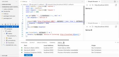 Port forward with DevContainer and Docker Compose fails | Andreas ...